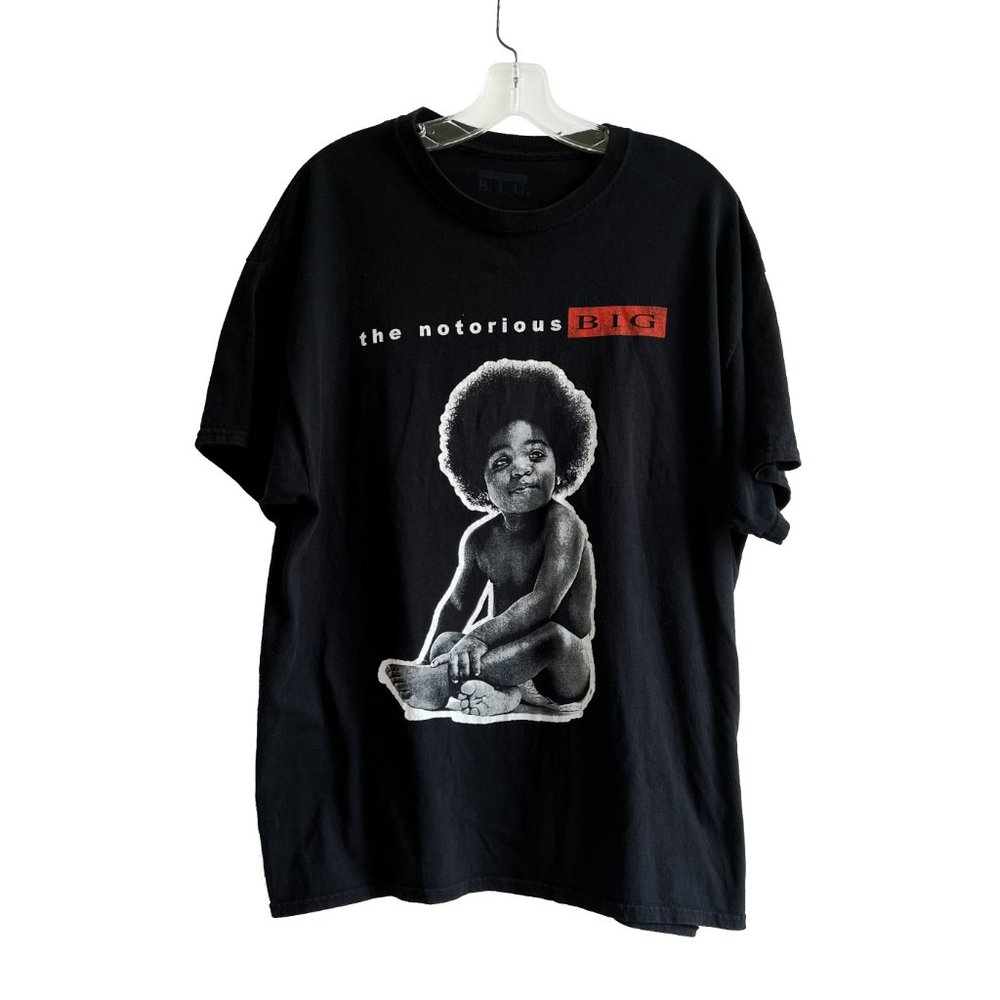 Vintage Tshirt Notorious Big Biggie Black Red Graphic… - Gem